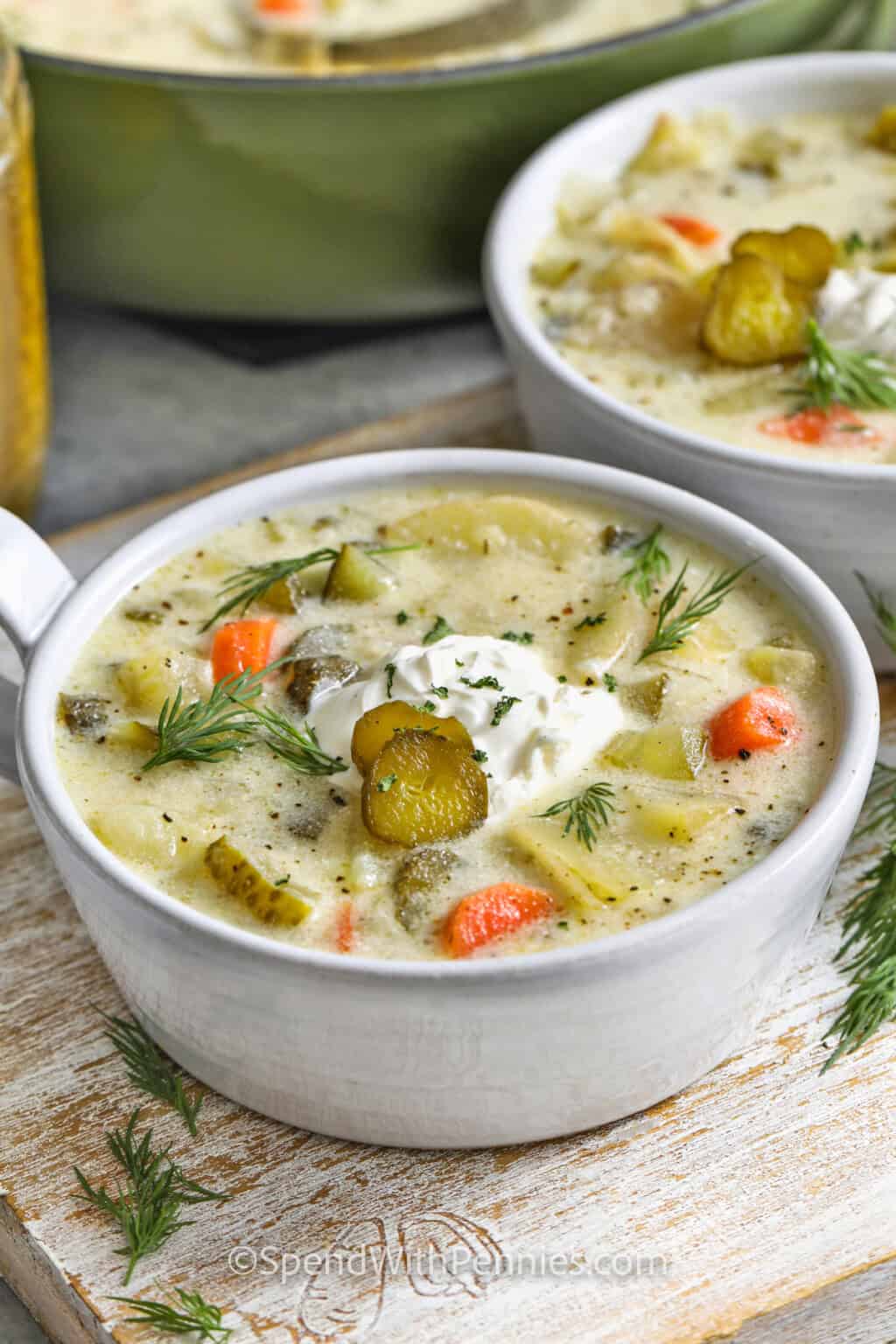 Dill Pickle Soup