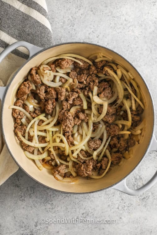 Ground Beef and Cabbage