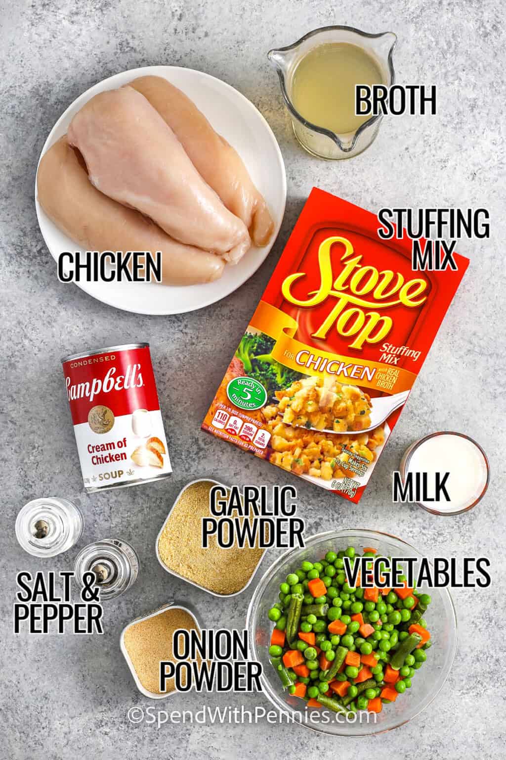 Crockpot Chicken and Stuffing