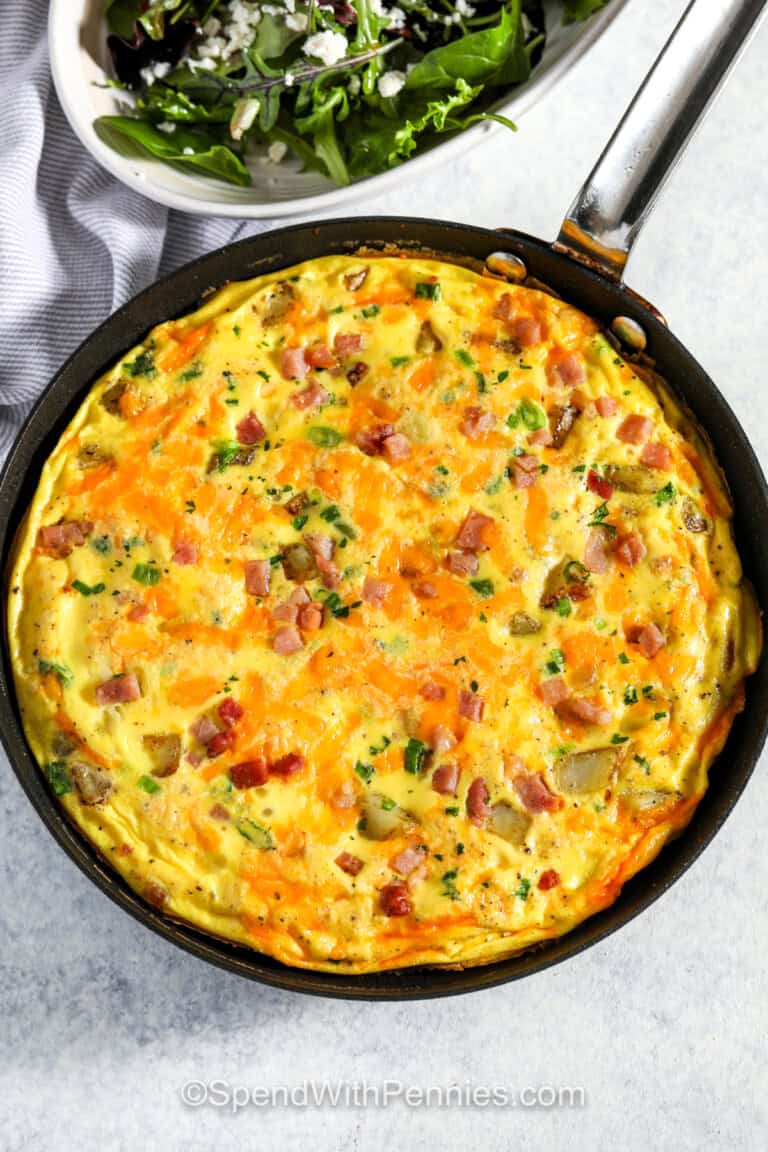 Ham and Cheese Frittata