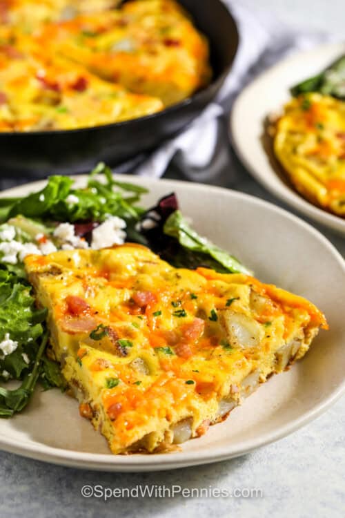Ham and Cheese Frittata