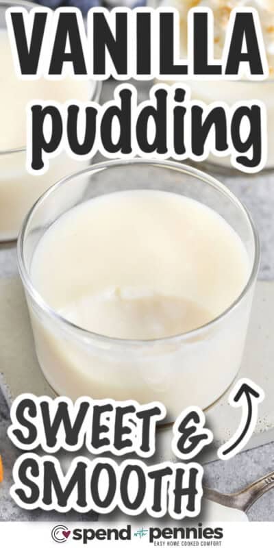 Vanilla Pudding