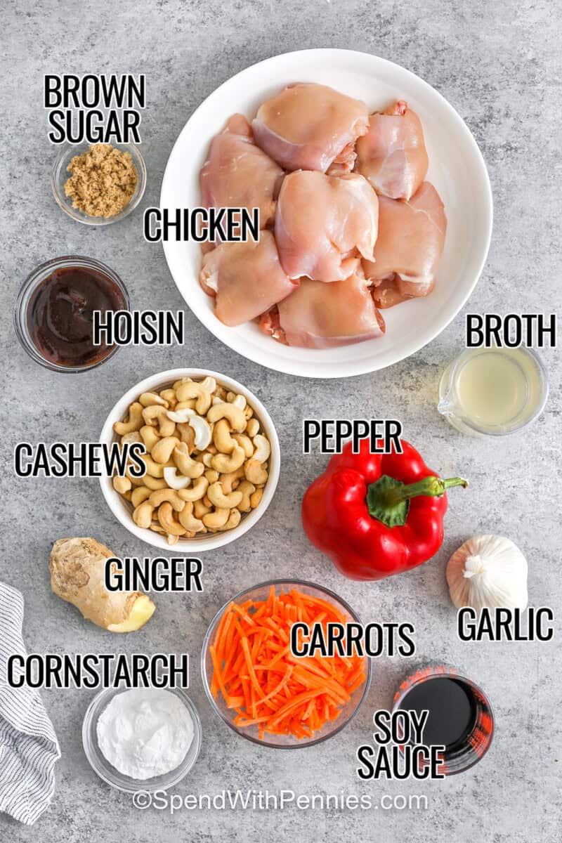 Crockpot Cashew Chicken