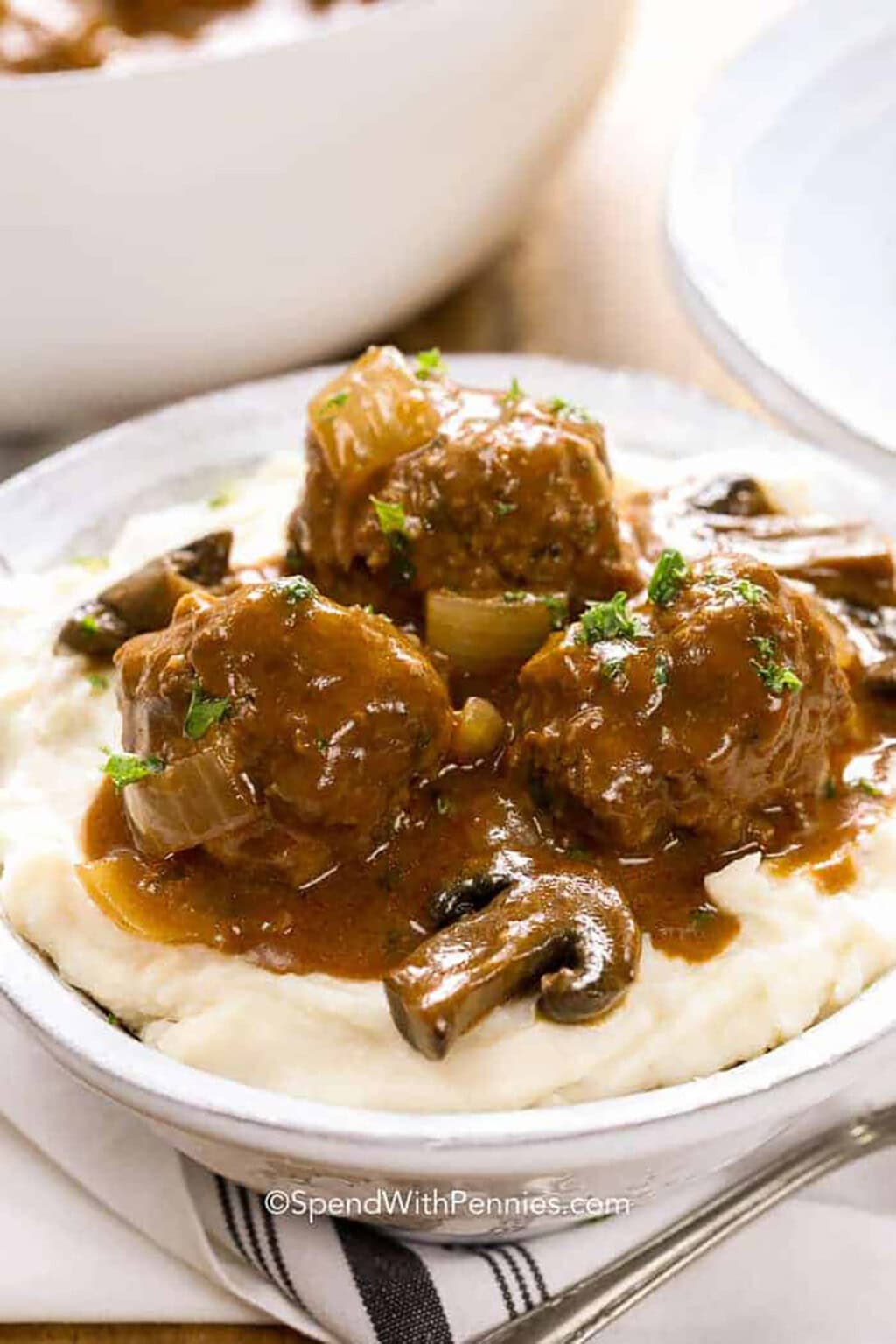 Salisbury Steak Meatballs