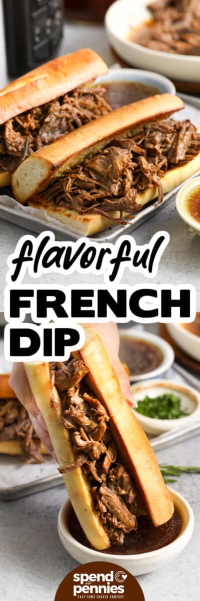 French Dip Sandwich (EASY!) - Spend With Pennies