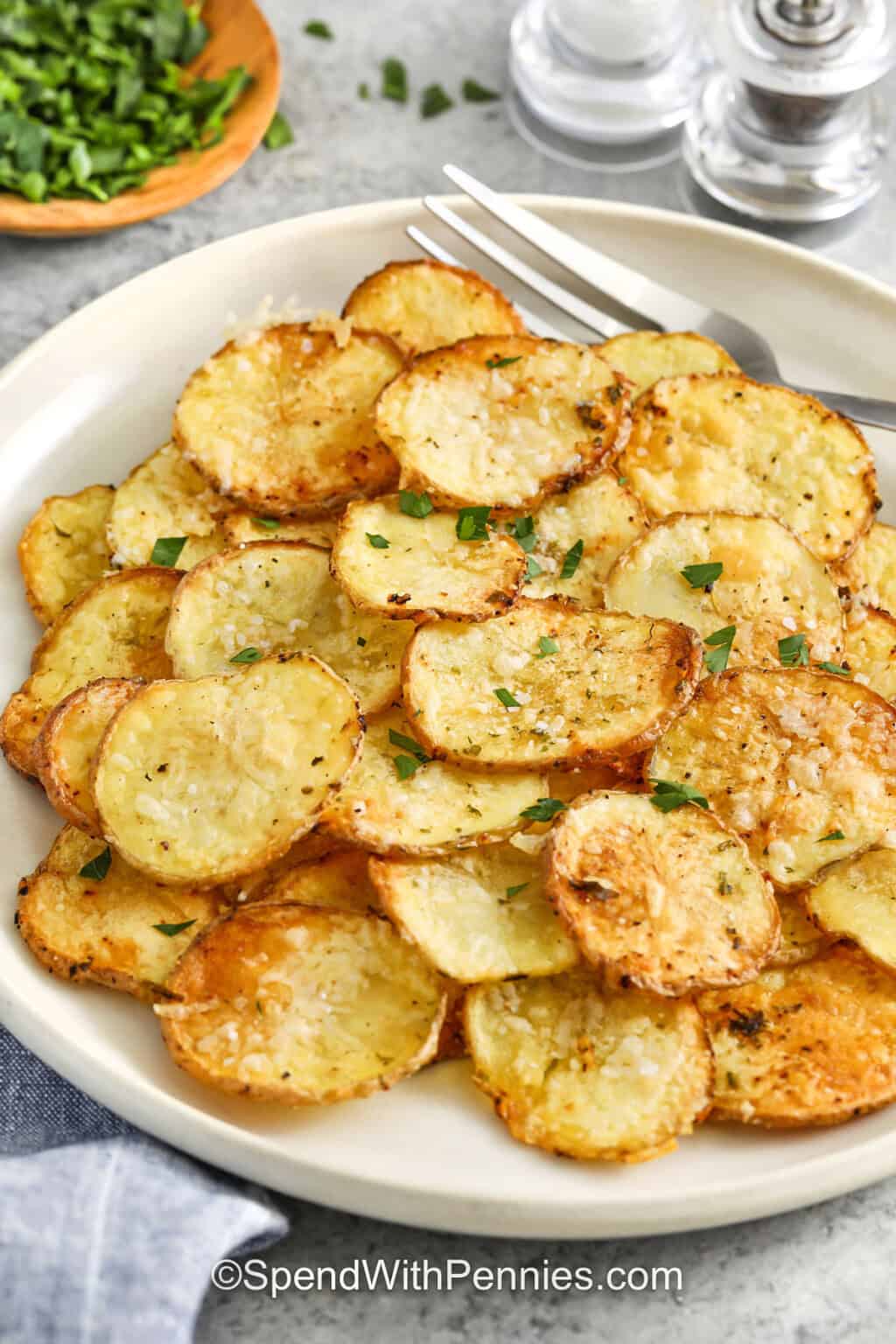 Oven Baked Potato Slices