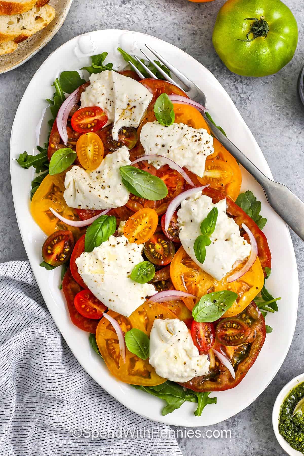Tomato Burrata Salad - TodayBestFinds