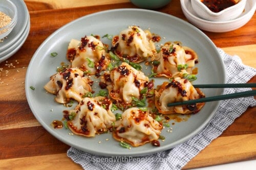 No Fold Blanket Dumplings