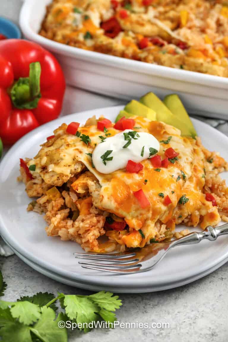 Chicken Fajita Casserole