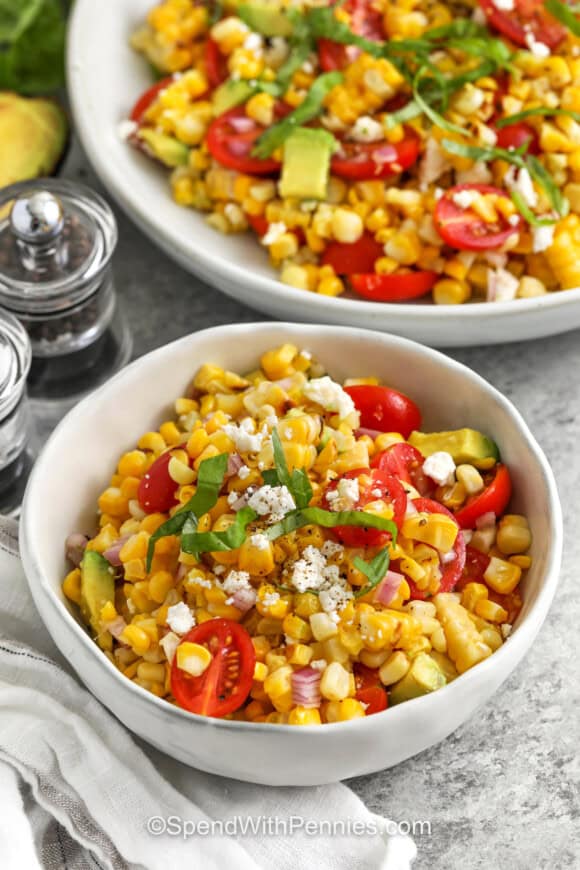 Grilled Corn Salad